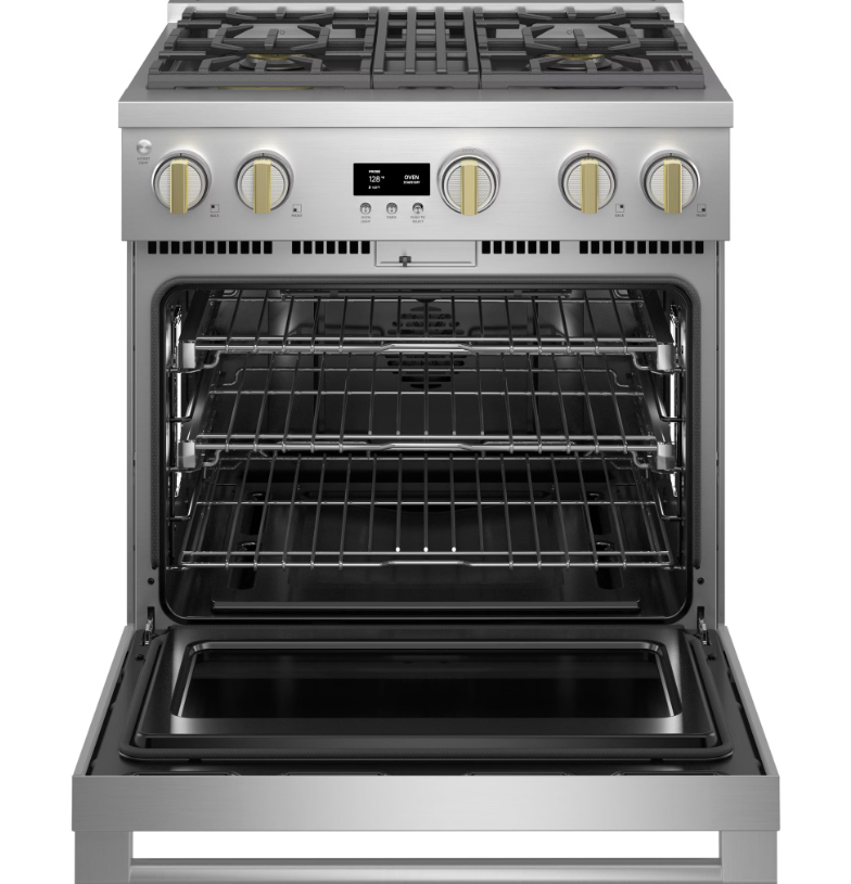 【格蘭登】美國 GE Monogram 30吋瓦斯型四口單層爐連烤 ZGP304NTSS – 格蘭登廚具衛浴－1972年創立，服務台北、桃園、新竹